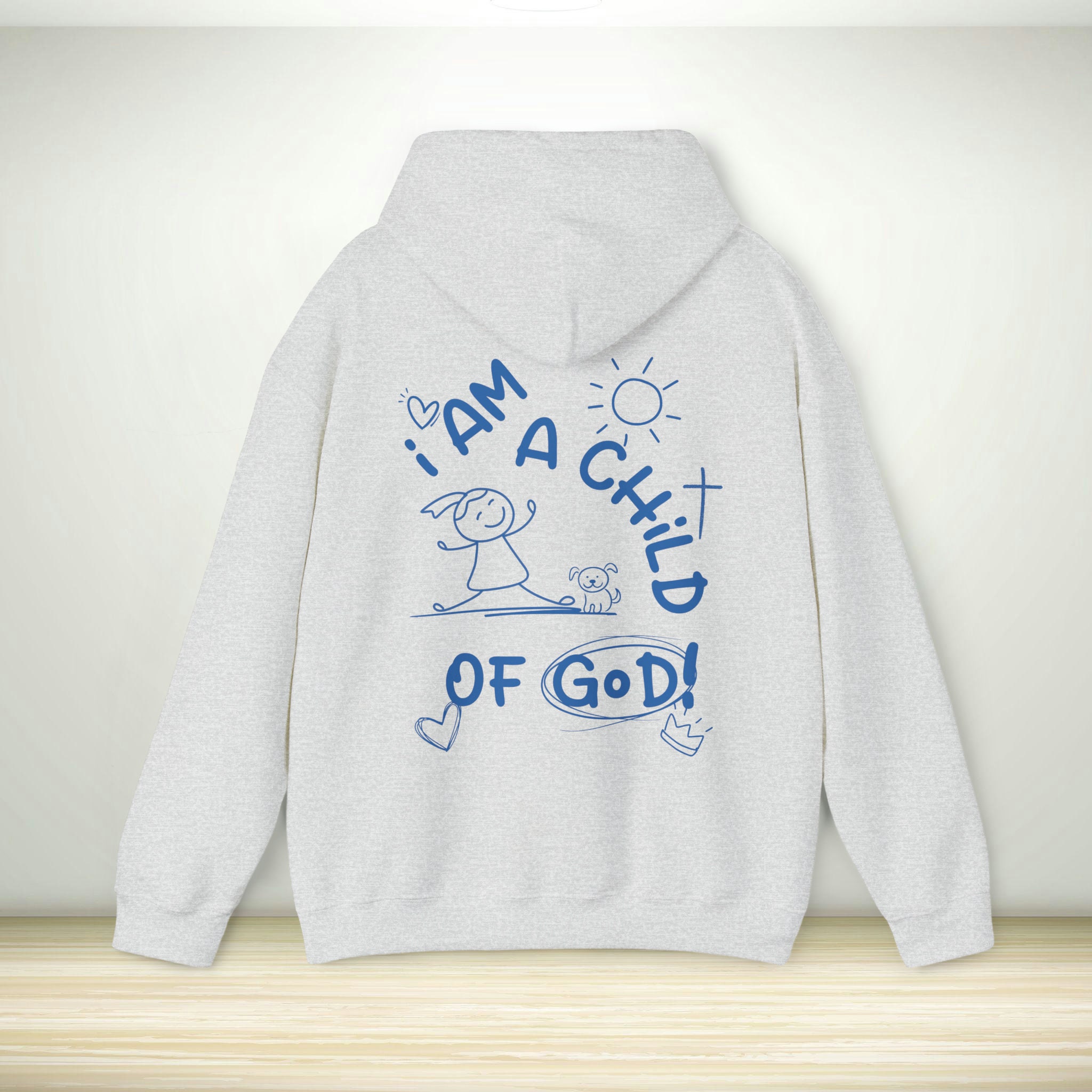 I Am A Child of God With Dog Christian Hoodie Inspiration Hooded ...