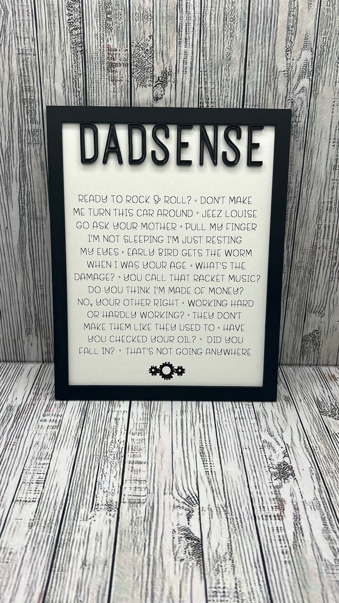 Funny Father’s Day Wood Sign for Dad, Unique Sayings That Parents Say ...