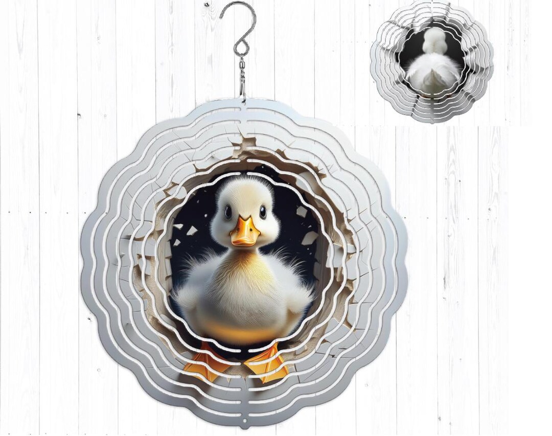 Duck Wind Spinner for Bird Lovers, Outdoor Garden Decor Birthday Gift ...