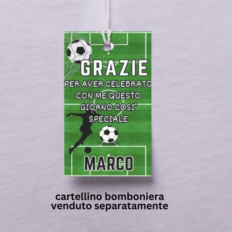 Tableau E Segnatavolo Compleanno Cresima Comunione, Tableau Tema Calcio ...