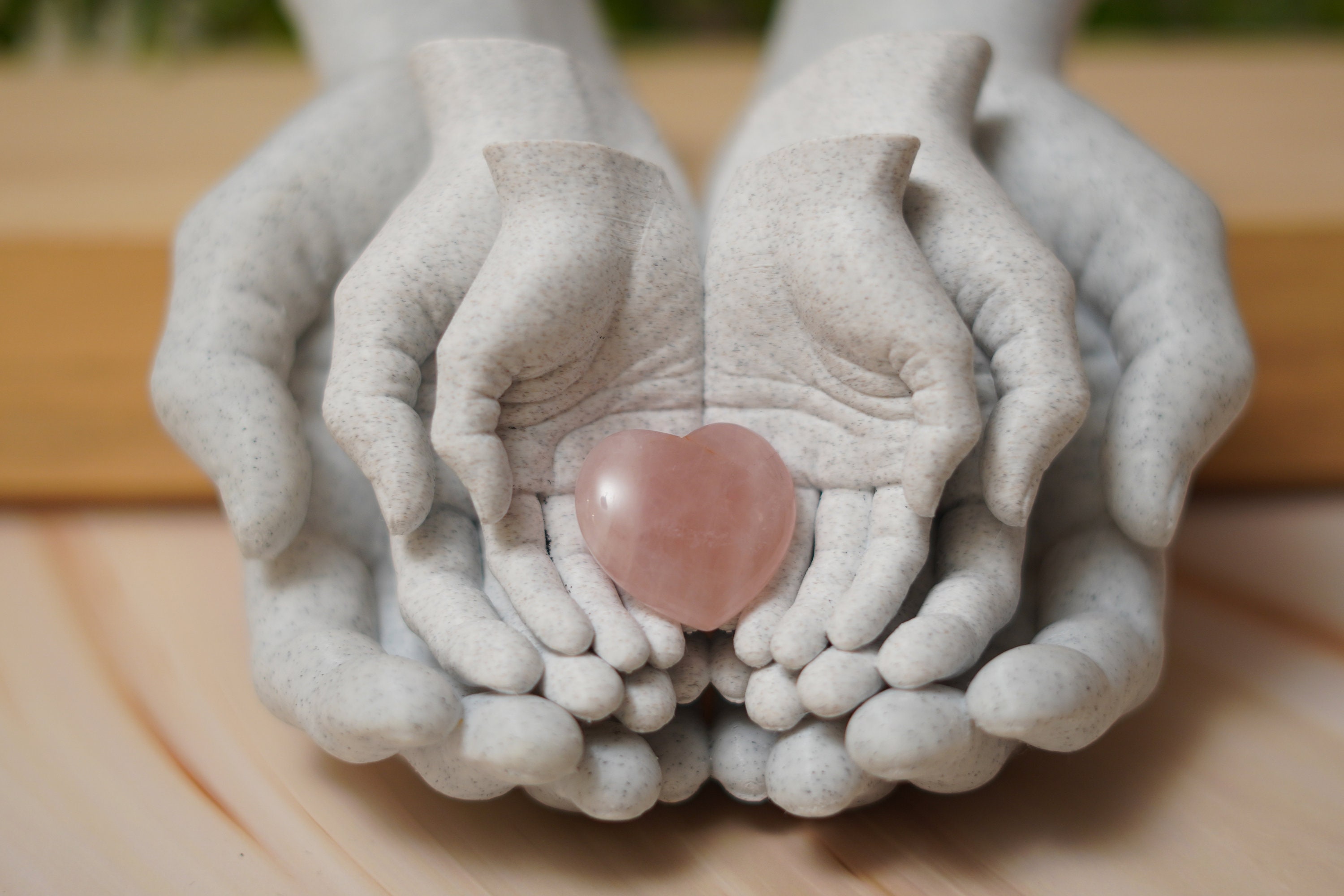 Limited Edition Cupped Hands Sculpture Art Hand Sculpture Trinket Dish ...