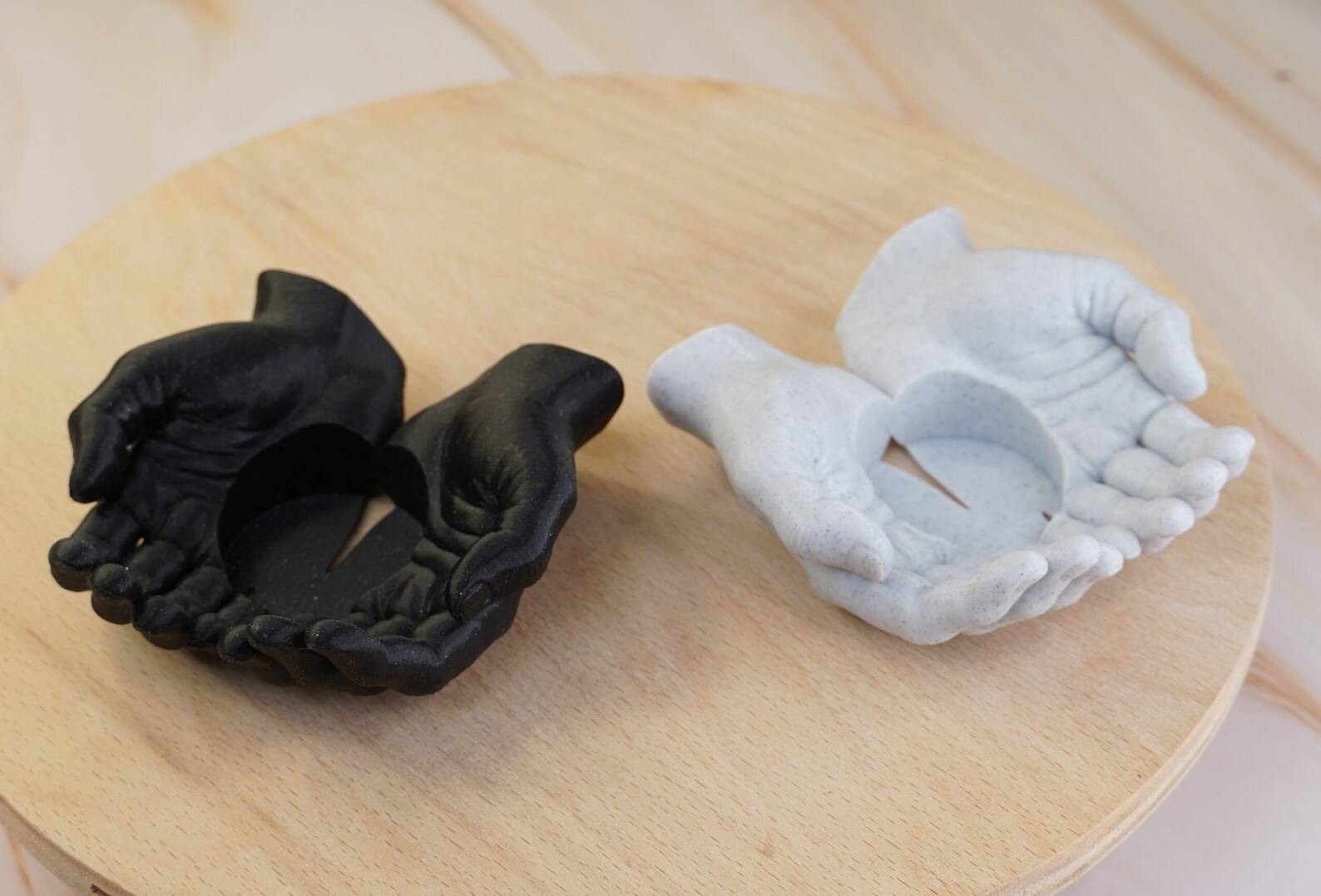 Limited Edition Cupped Hands Sculpture Art Hand Sculpture Trinket Dish ...