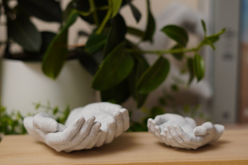 Limited Edition Cupped Hands Sculpture Art Hand Sculpture Trinket Dish ...