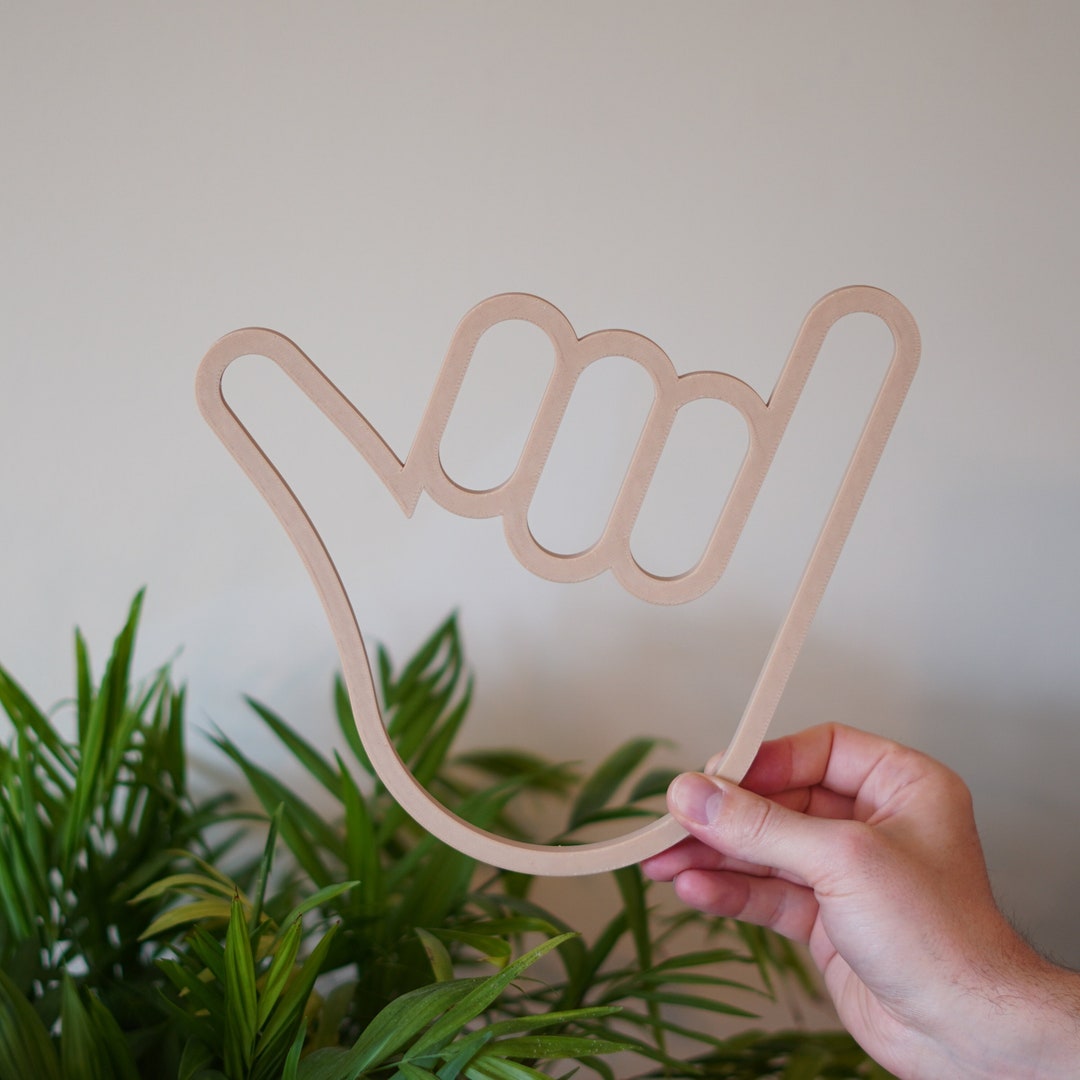 Limited Edition Hawaiian Shaka Sign: Embracing Surf Culture With 3D Art ...