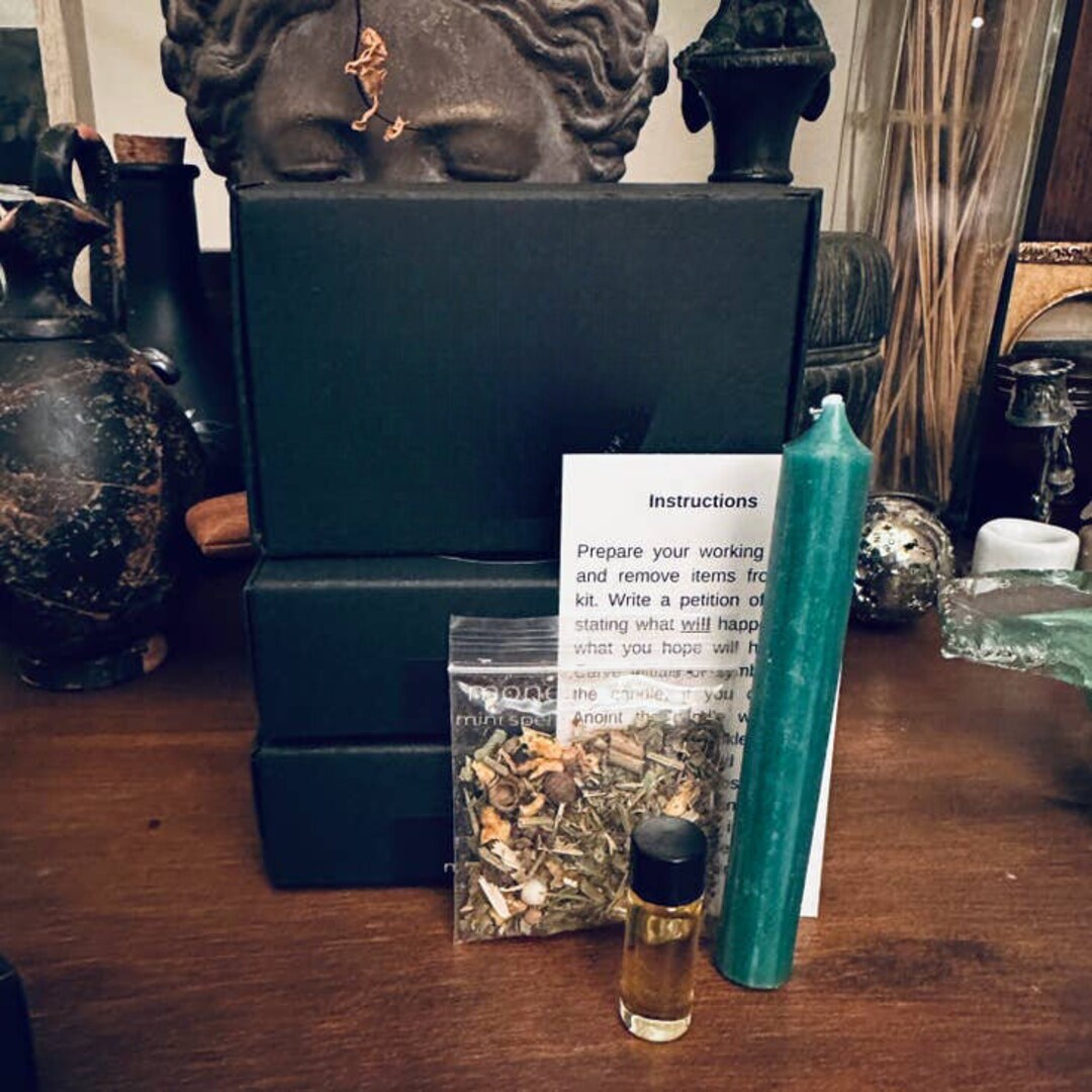 Money Ritual Spell Mini Kit-money Spell-complete Spell Kit-handcrafted ...