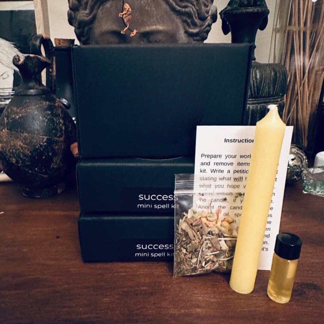 Success Spell Ritual Mini Kit-handcrafted-powerful Manifesting Tool ...
