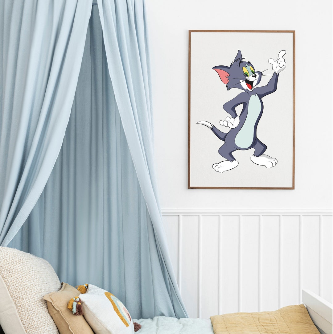 Tom Animal Cat Cartoon SVG PNG JPG Pdf Eps - Etsy