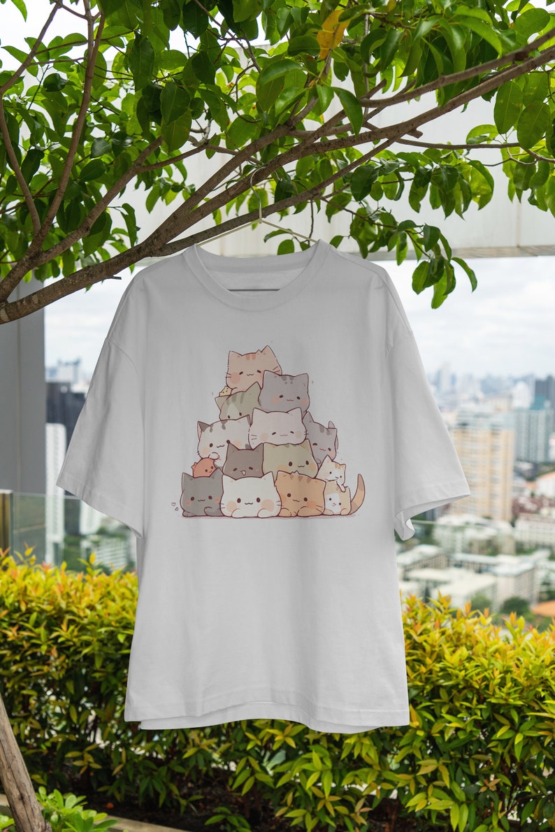 Chibi Cats Kawaii Anime Animals Studio Ghibli Inspired - Etsy UK