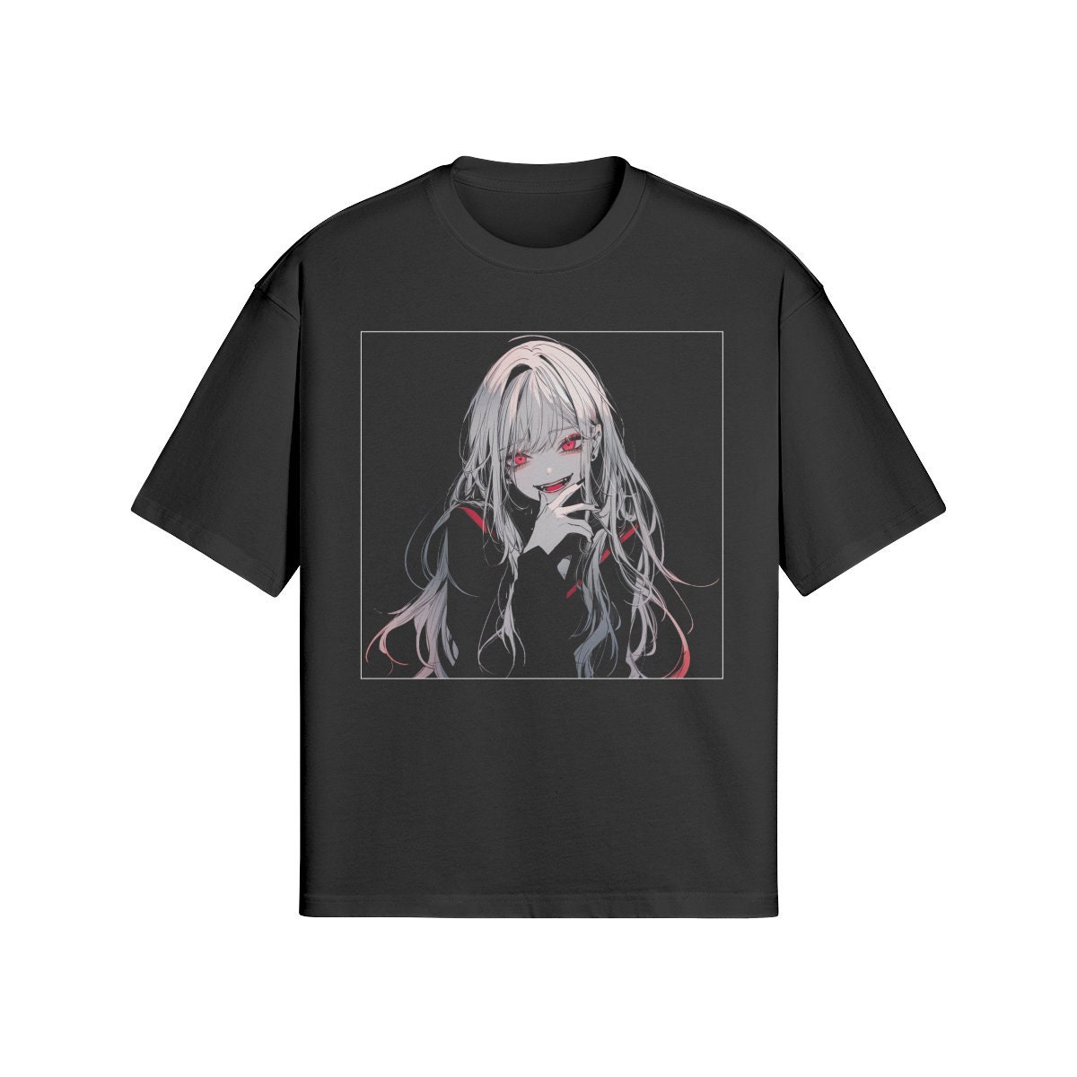 How Cute Alt/emo/punk Waifu Yandere School Girl Anime/manga T Shirt ...