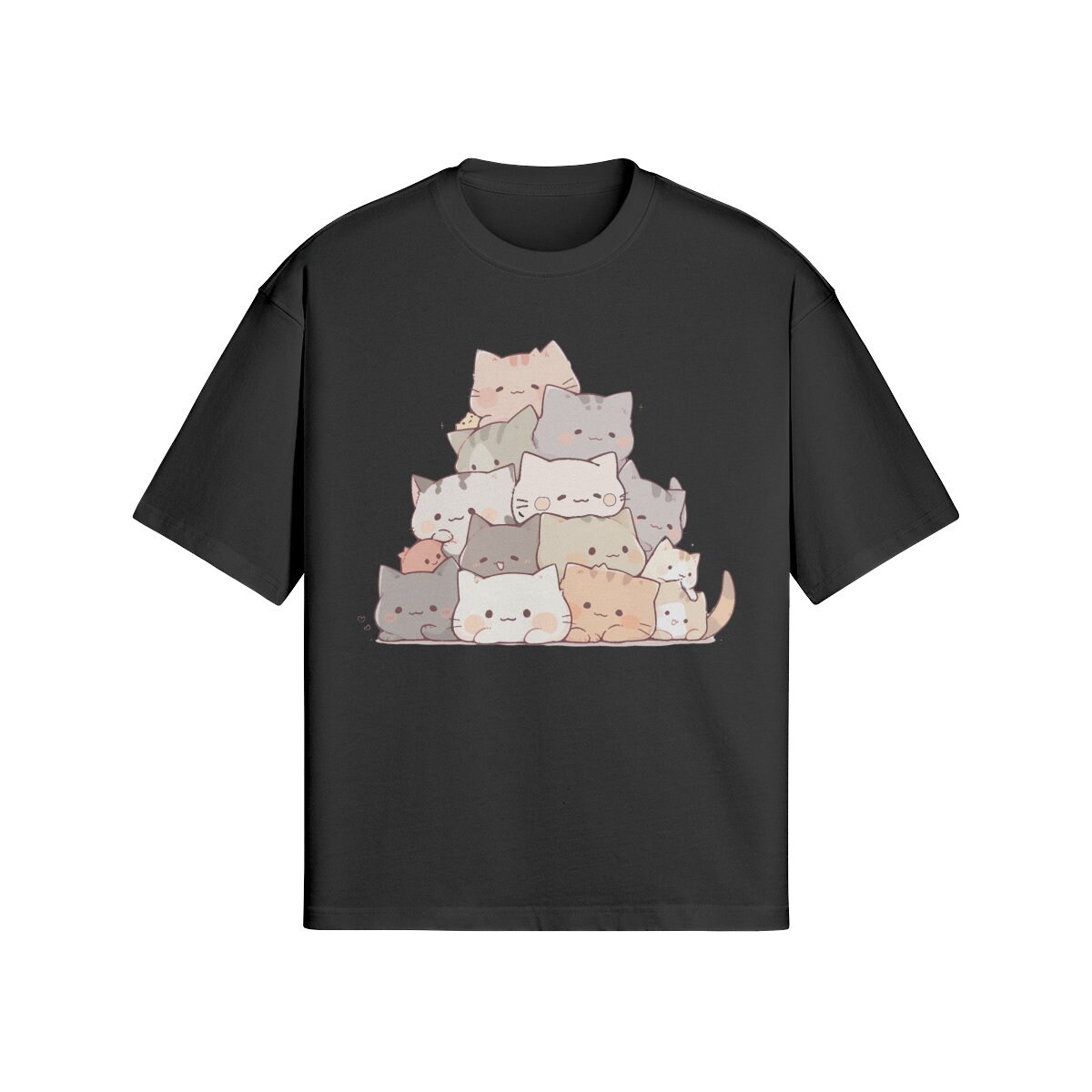 Chibi Cats Kawaii Anime Animals Studio Ghibli Inspired - Etsy UK