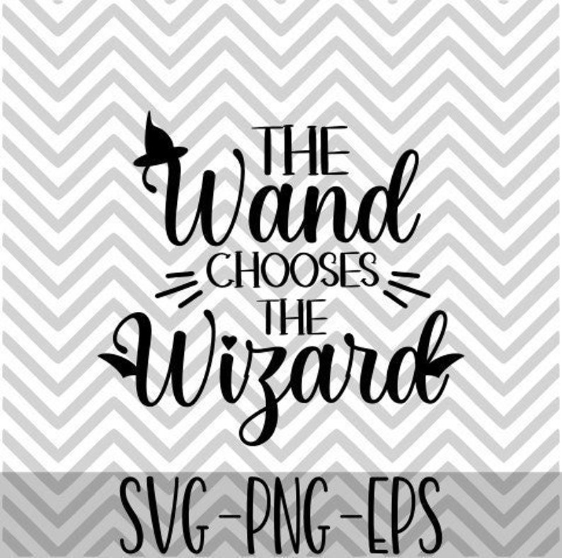 The Wand Chooses the Wizard – Digital Magical Halloween T-shirt Design ...