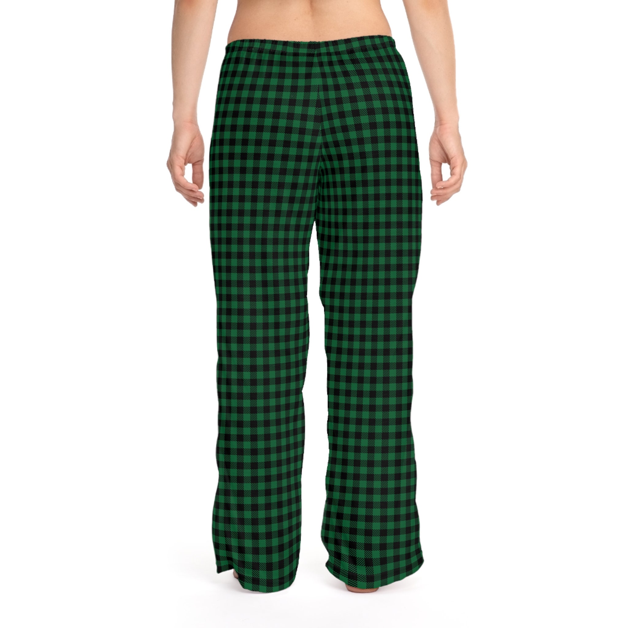 Women's Pajama Pants Buffalo Plaid Green - Etsy