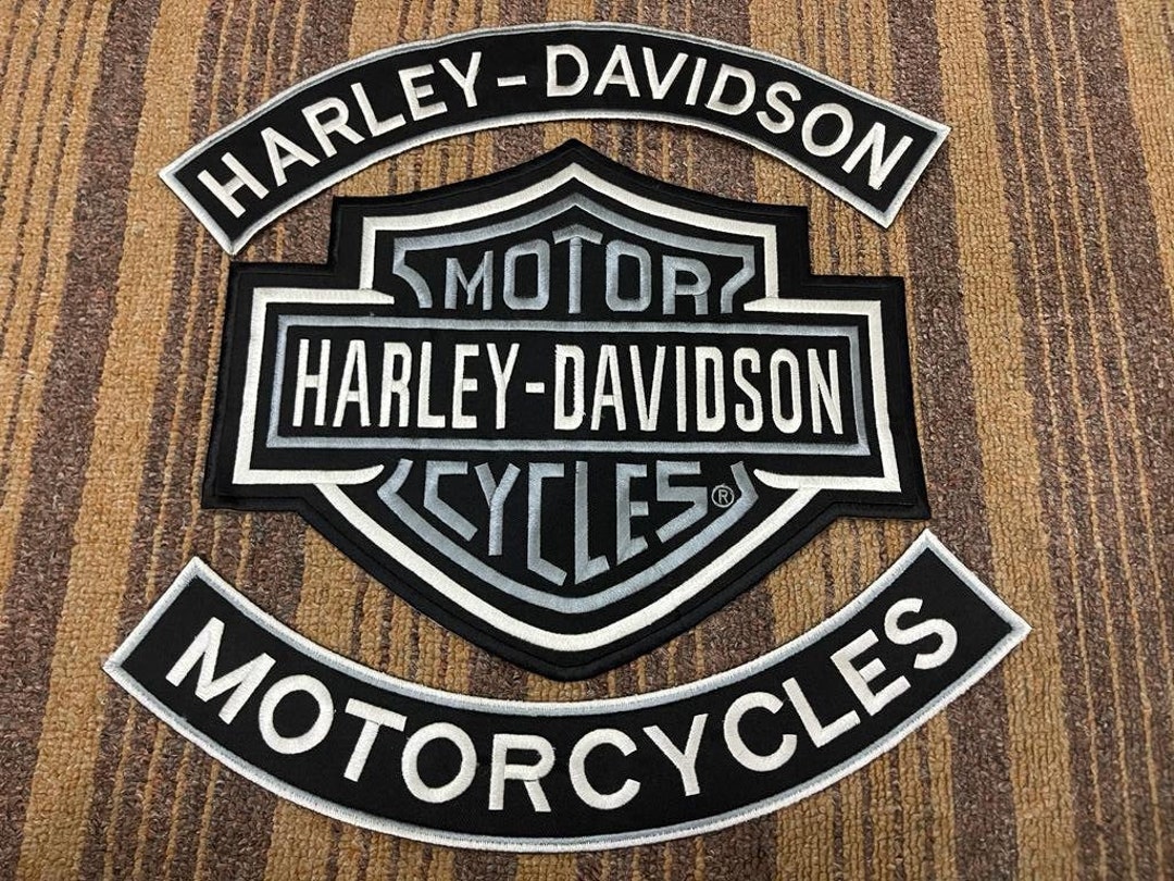 Harley Davidson Rockers Grey Large Biker Patch Vest/jacket New - Etsy