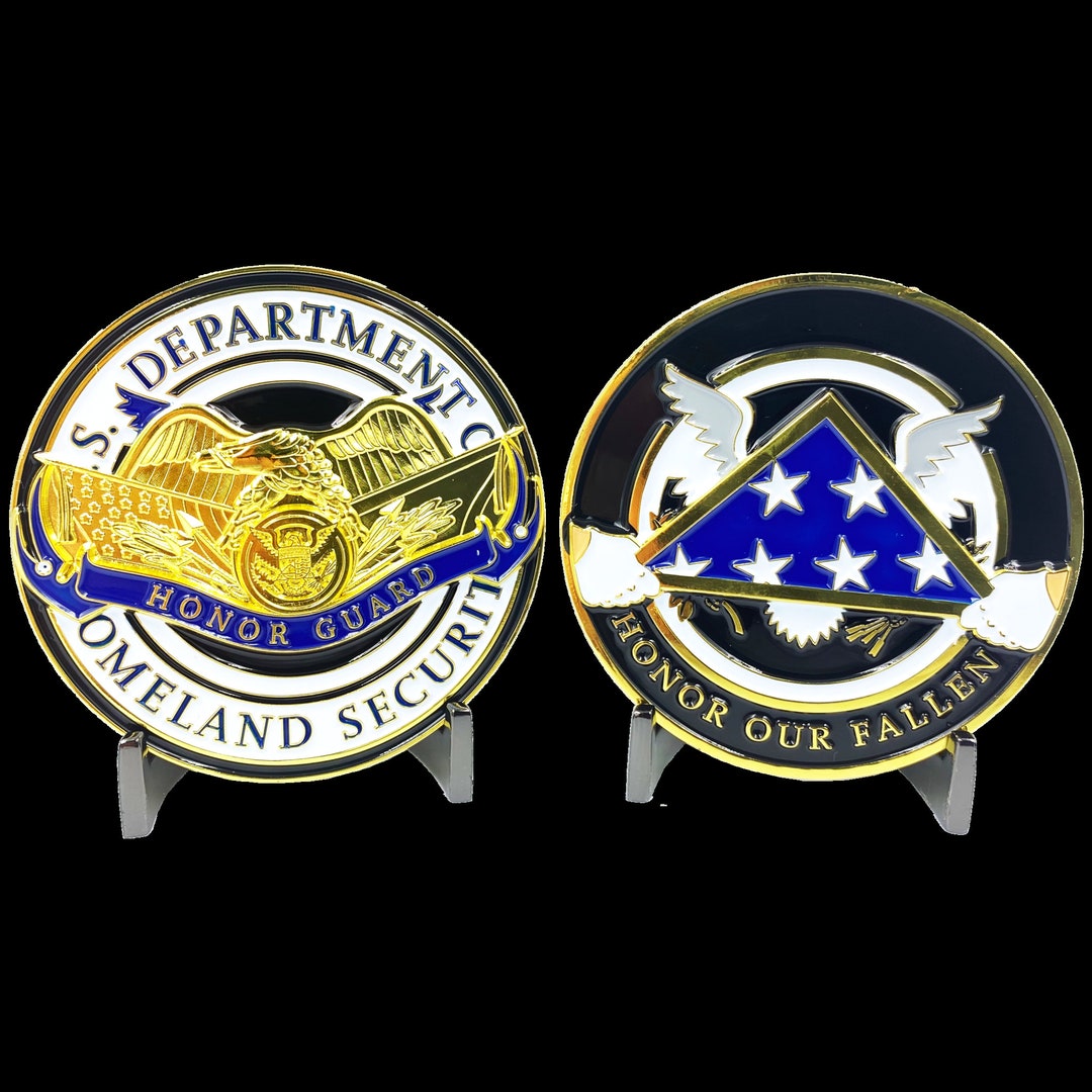 Honor Guard Challenge Coin CBP CL2-01 - Etsy