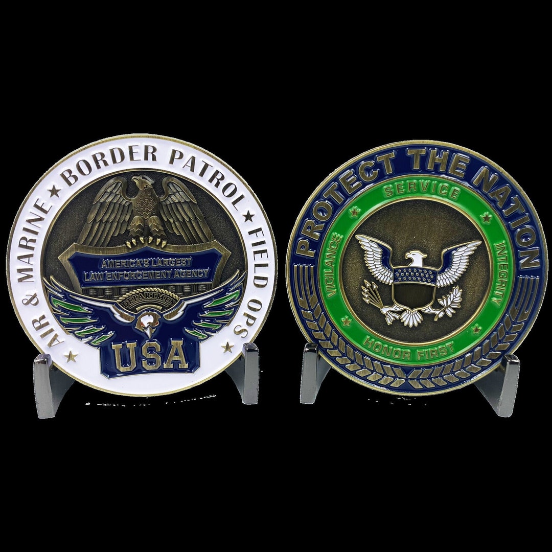 Cbp Protect the Nation Border Patrol Field Ops Amo Bp - Etsy