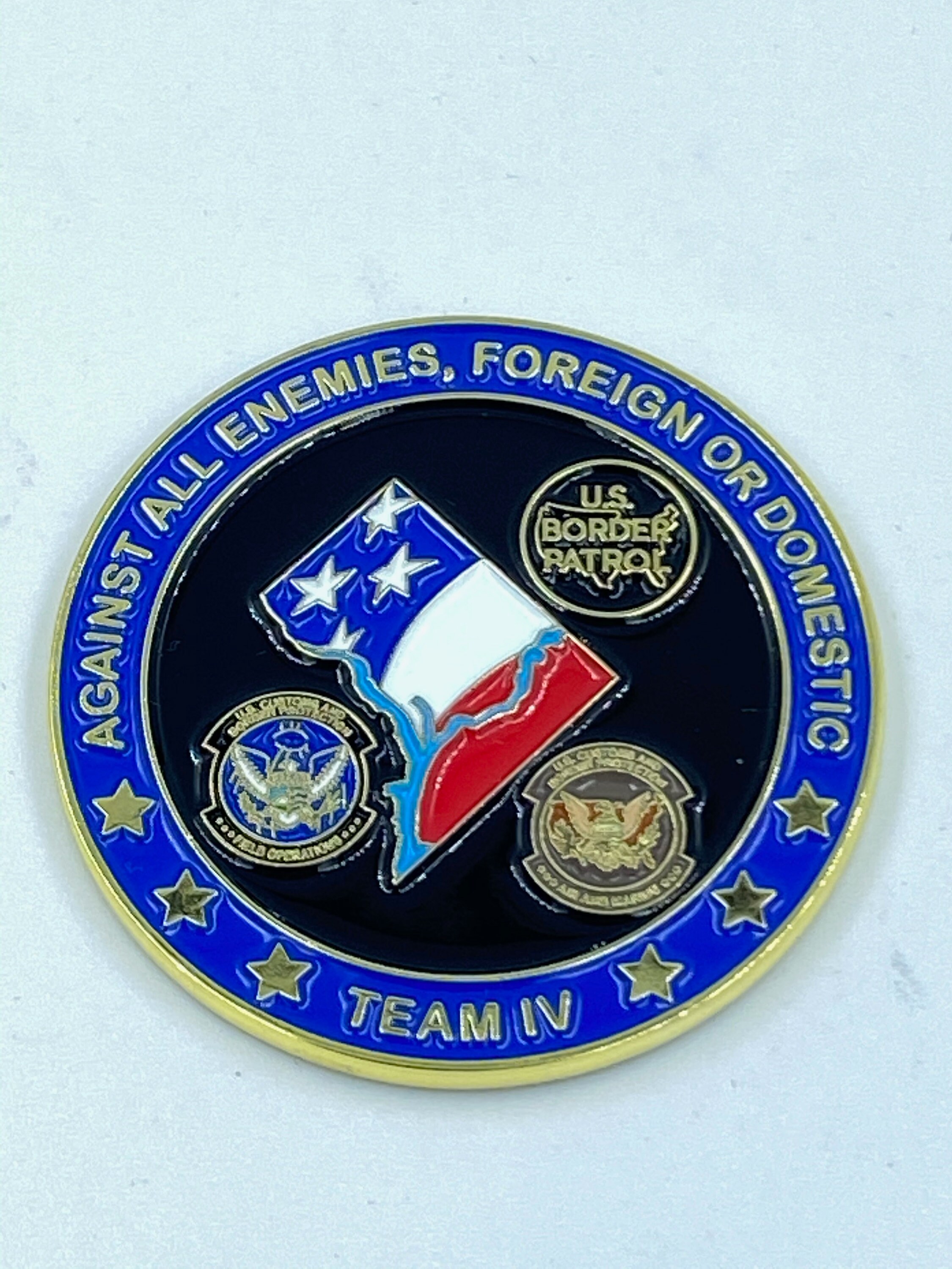 PACT Rdt Customs and Border Patrol Challenge Coin Cbp Team IV - Etsy