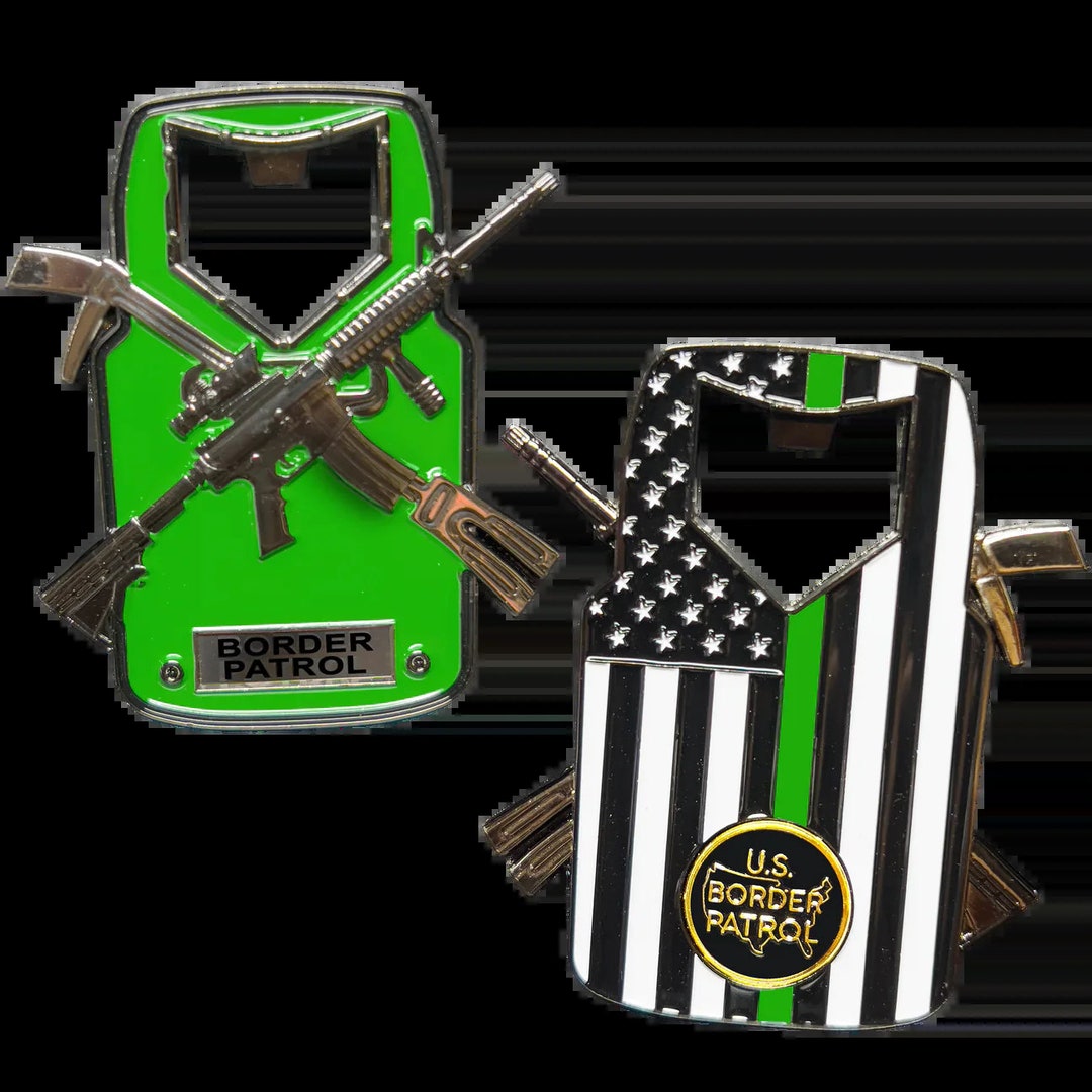 CBP Shield Honor First Challenge Coin Bottle Opener BPA Border - Etsy