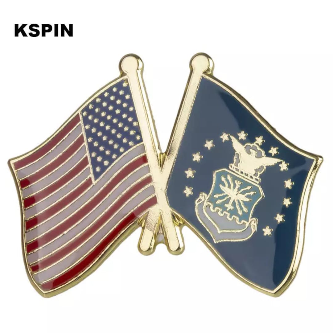 Usa Usaf United States Air Force Flags Lapel Pin Free Usa - Etsy