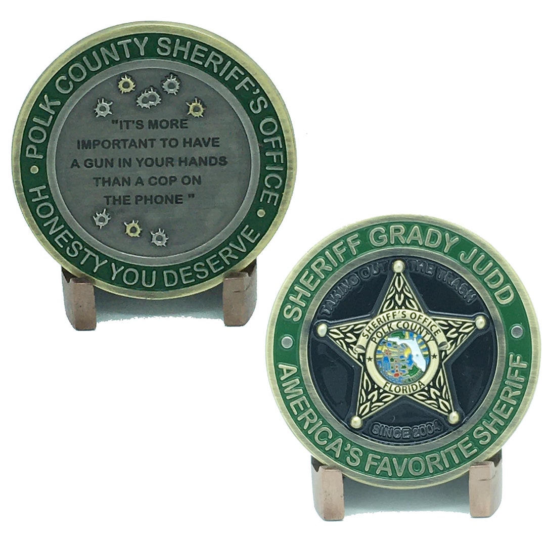 Polk County Sheriff Grady Judd Quotes Gun in Your Hands - Etsy