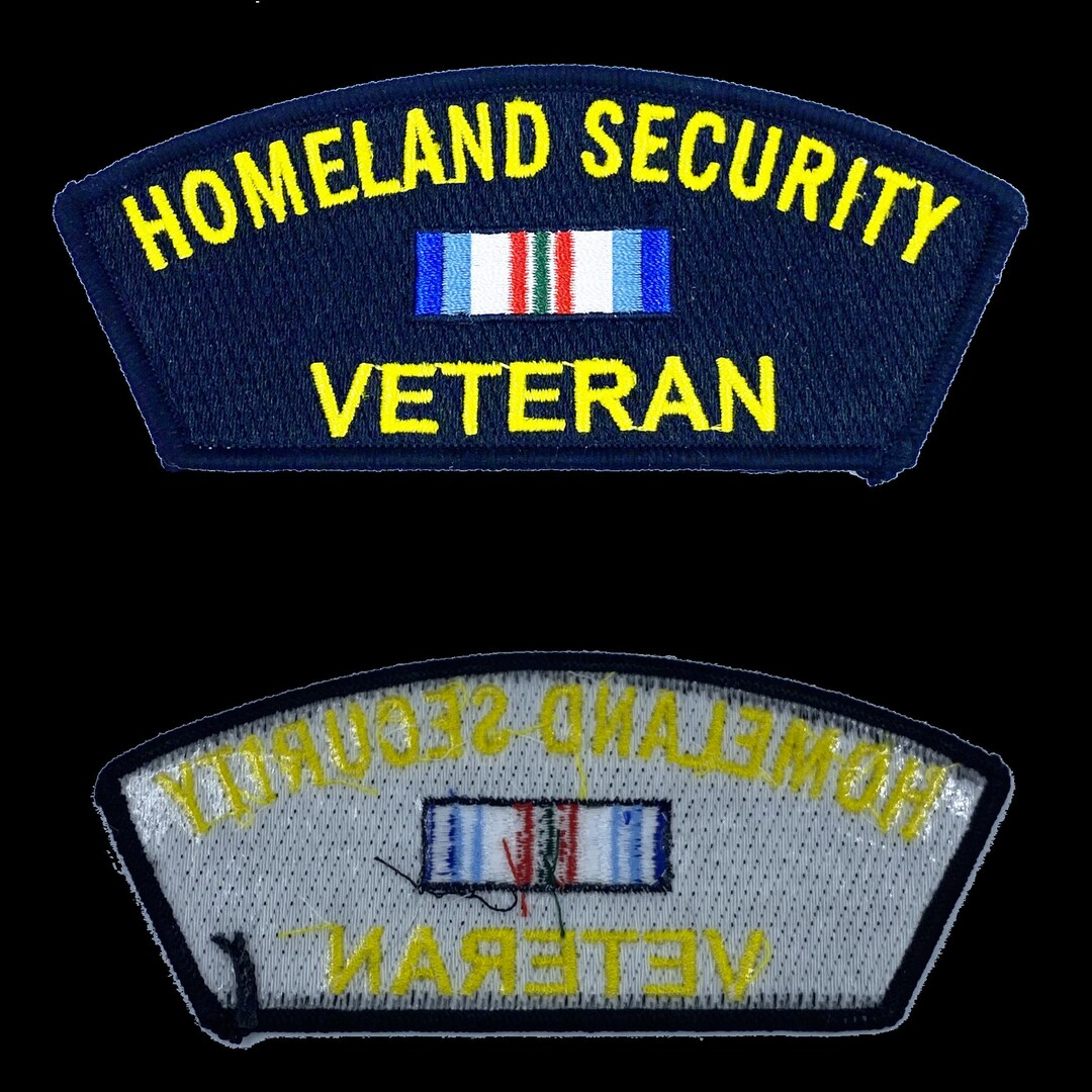 Homeland Security Veteran Patch Cbp Tsa Uscg Usss Fema Cis Fam - Etsy