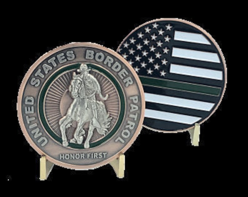 Horse Patrol Challenge Coin CBP Border Patrol K-004 - Etsy