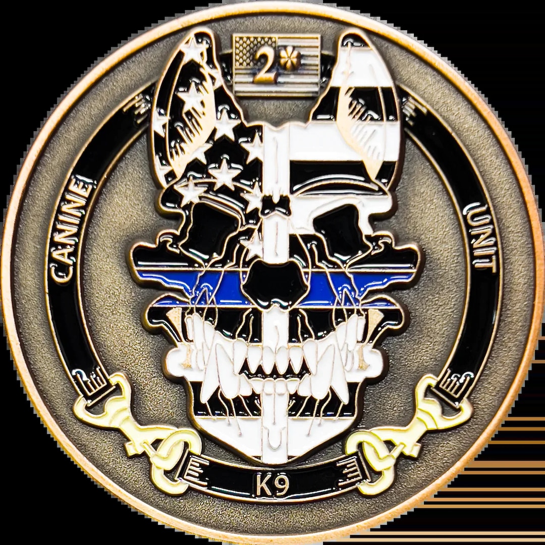 CBP Officer Canine Enforcement K9 Thin Blue Line Challenge - Etsy