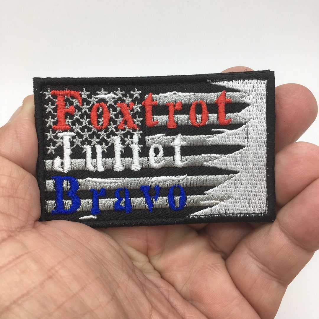 Foxtrot Juliet Bravo U.S. Flag FJB FJB Ranger Patches Army - Etsy