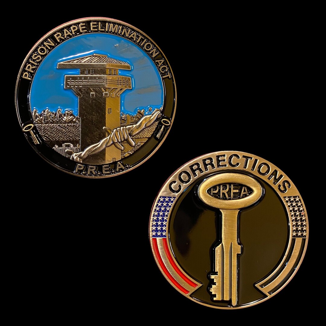 PREA Prison Rape Elimination Act Correctional Officer Challenge Coin ...