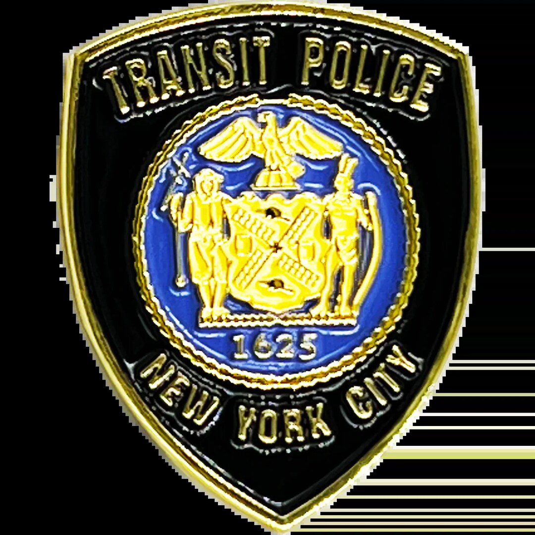 New York City Transit Police Patch NYPD Lapel Pin With Dual - Etsy