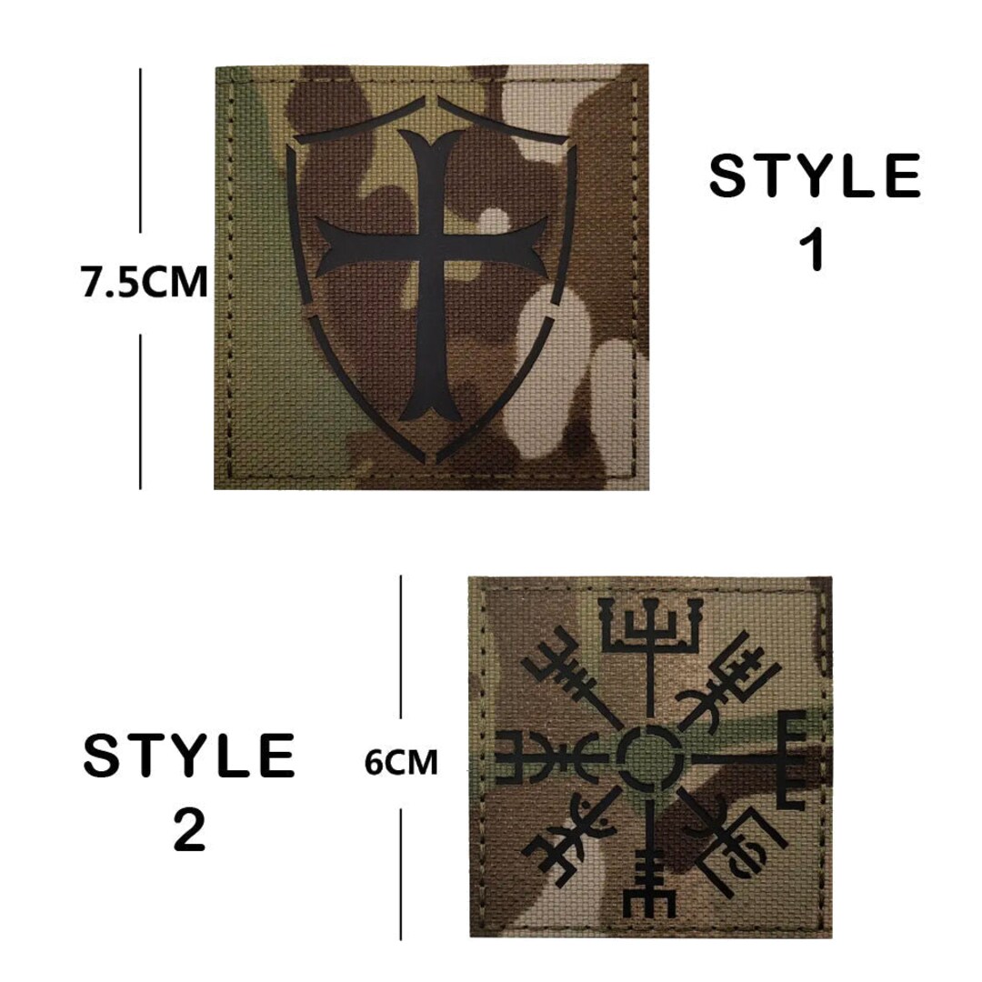 Knights Templar Masonic Cross Tactical Patch Morale Hook and - Etsy