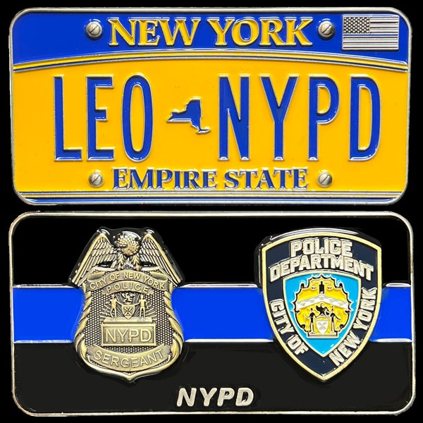 Police Sergeant License Plate - Etsy