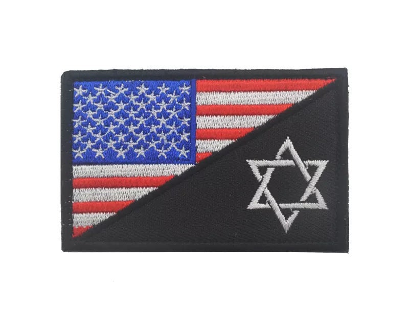 Israel Star of David Jewish Usa Flag Tactical Patch Army Marines Morale ...