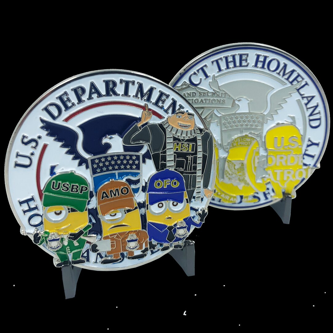 CBP Challenge Coin Border Patrol HSI Field Operations KK-015 - Etsy