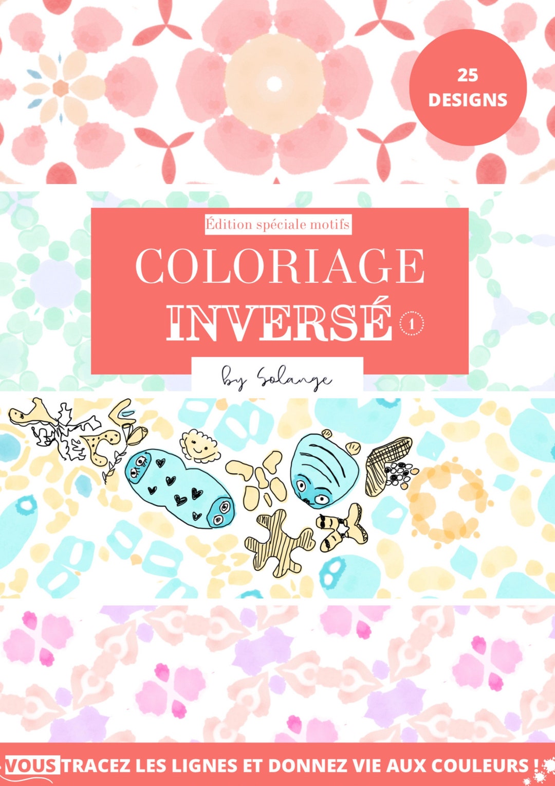 Inverted Coloring Edition Patterns Volume 1 - 25 Models - Etsy