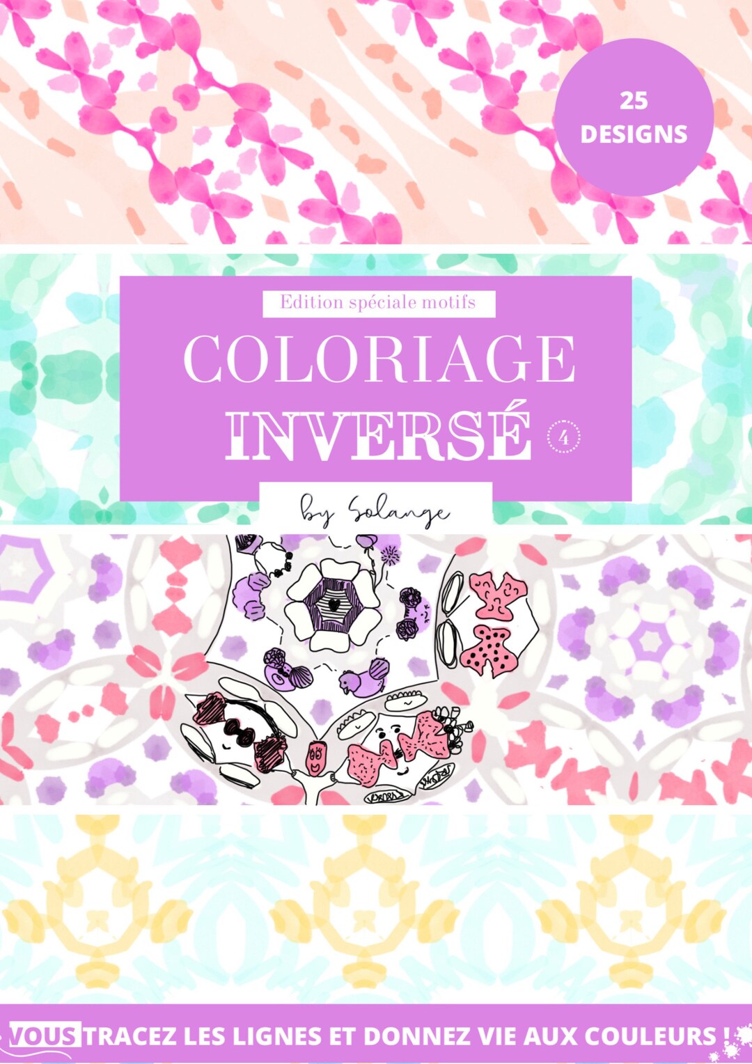 Inverted Coloring Edition Patterns Volume 4 - 25 Models - Etsy UK