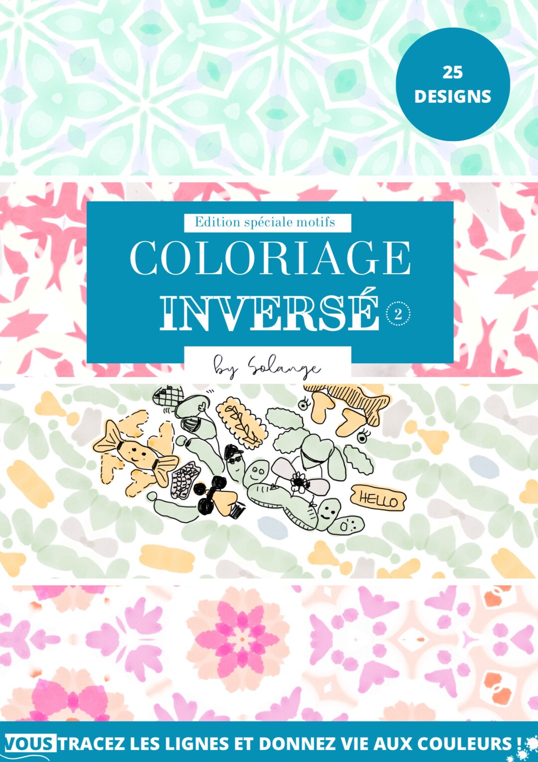 Inverted Coloring Edition Patterns Volume 2 25 Models - Etsy