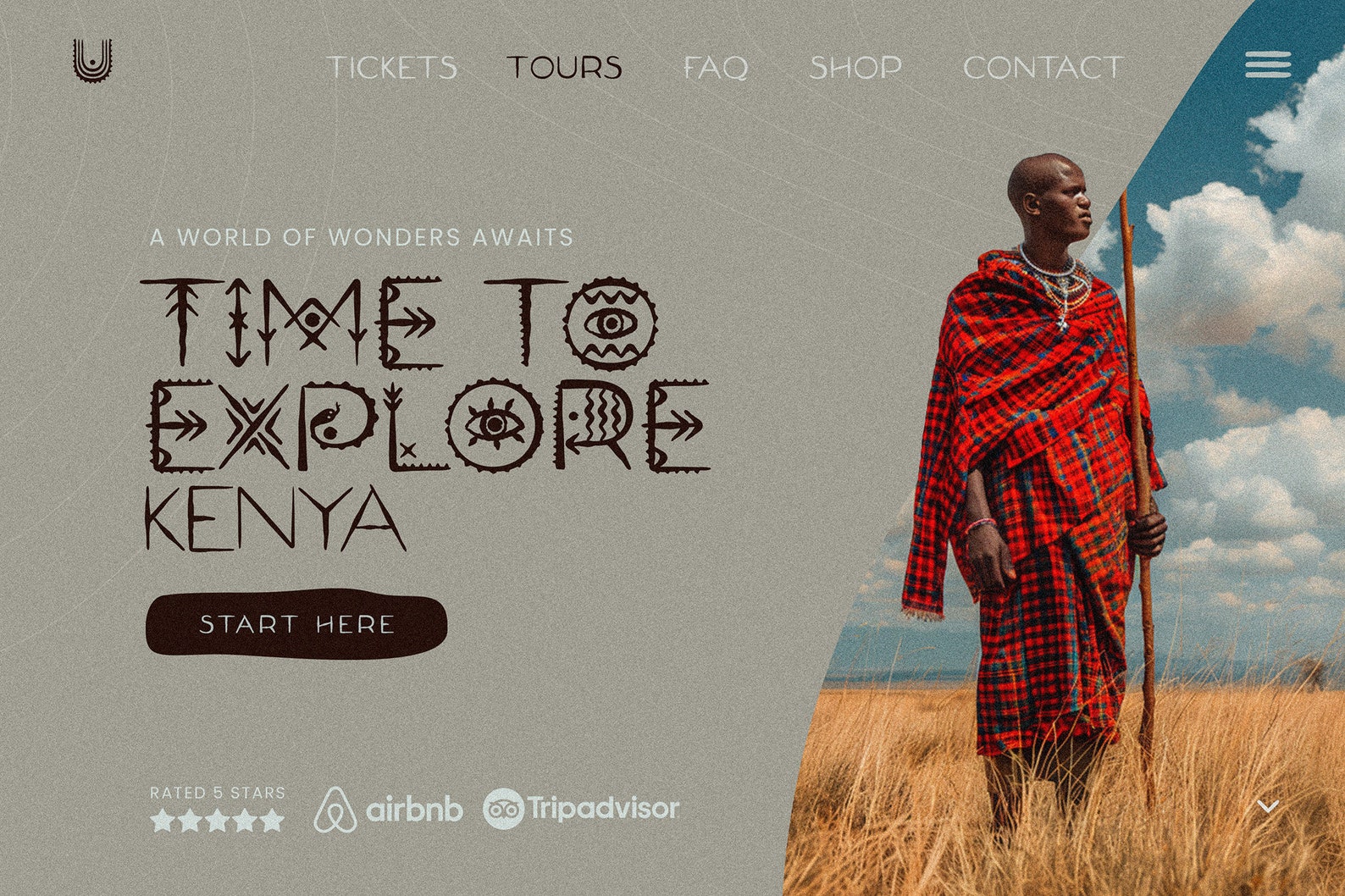 Africa Neue - Rustic Tribal Display Font | Native Font | Ethnic Font - Etsy