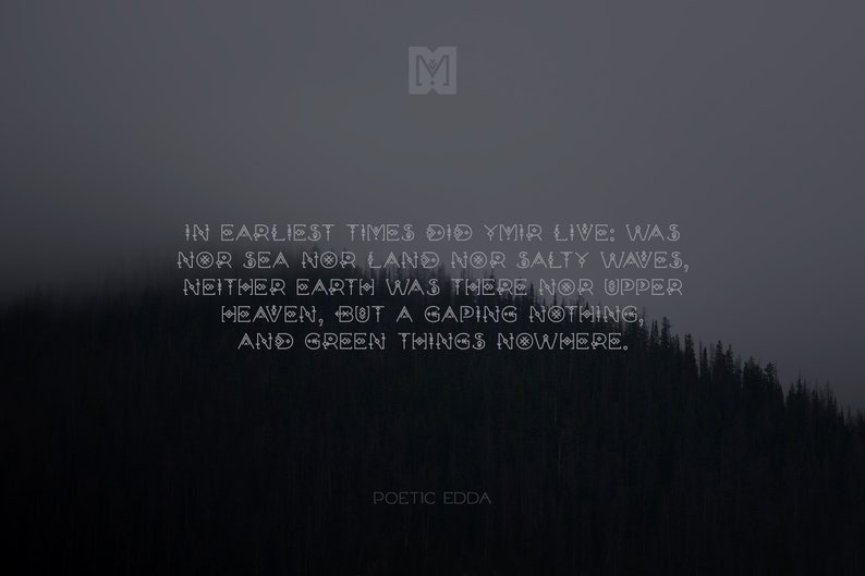 Mjölnir - Nordic Tribal Font | Viking Font | Runic Font - Etsy