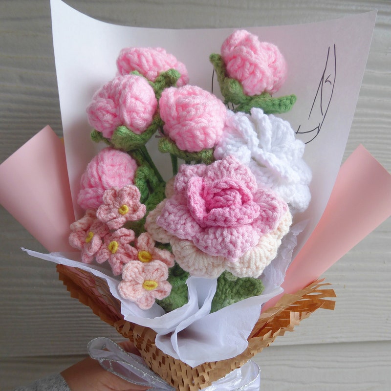 Crochet Bouquet - Etsy