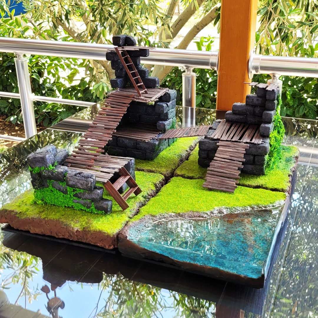 Handmade Ruined Outpost D&D and FRP Game Map - Etsy