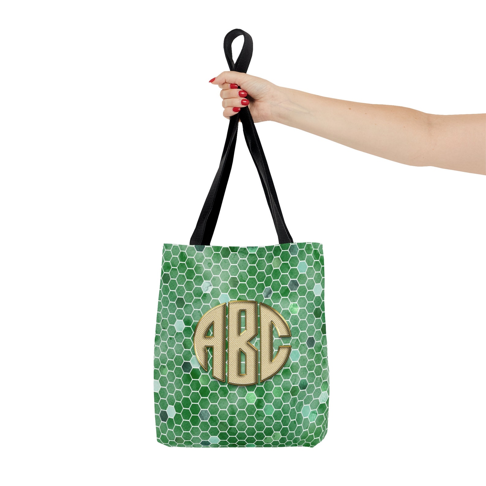 Happy Totes Deep Mint Honeycomb Durable Tote Bag - Etsy