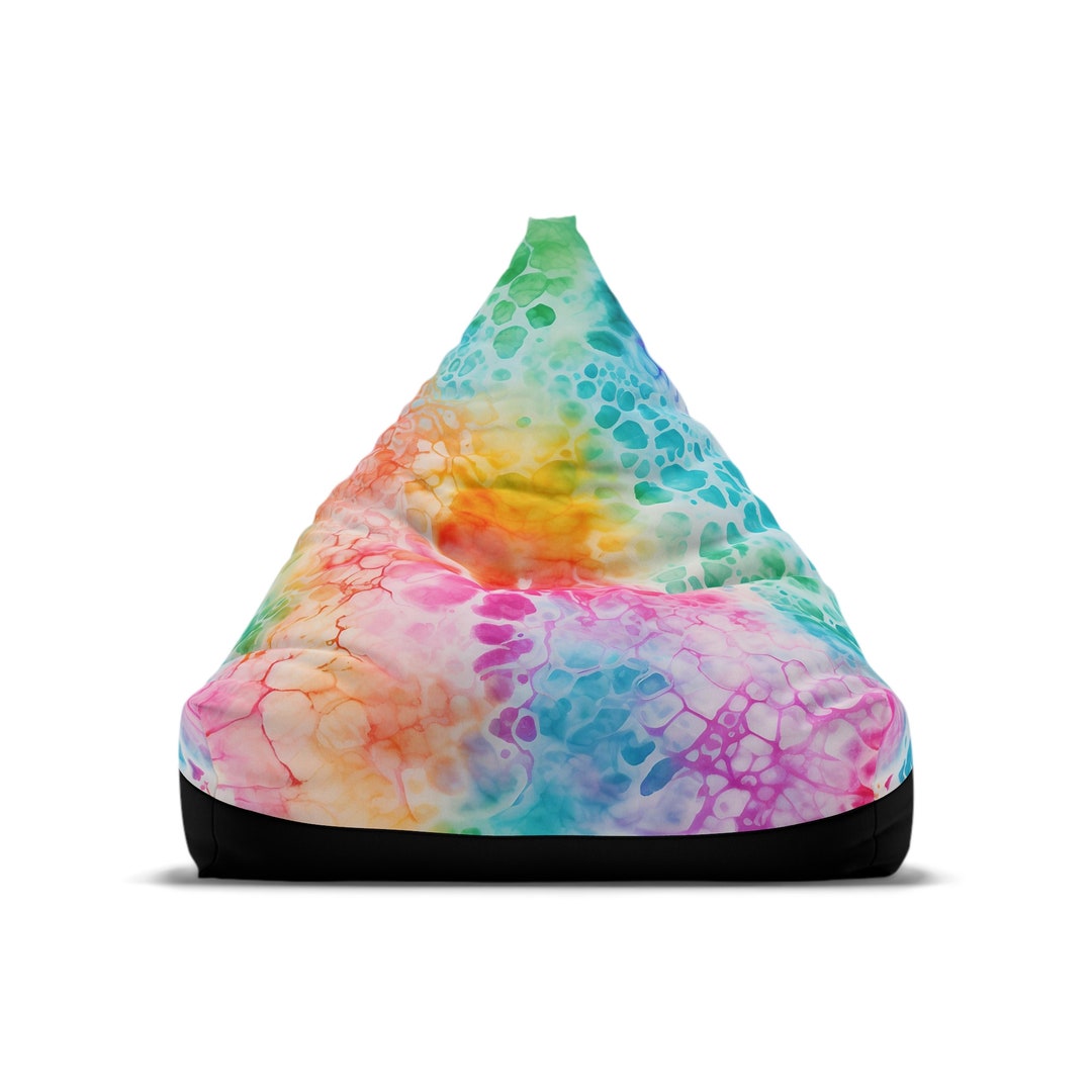 Bean Bag Chair Cover Tie Dye 2 Bean Bag Giant Beanbag - Etsy