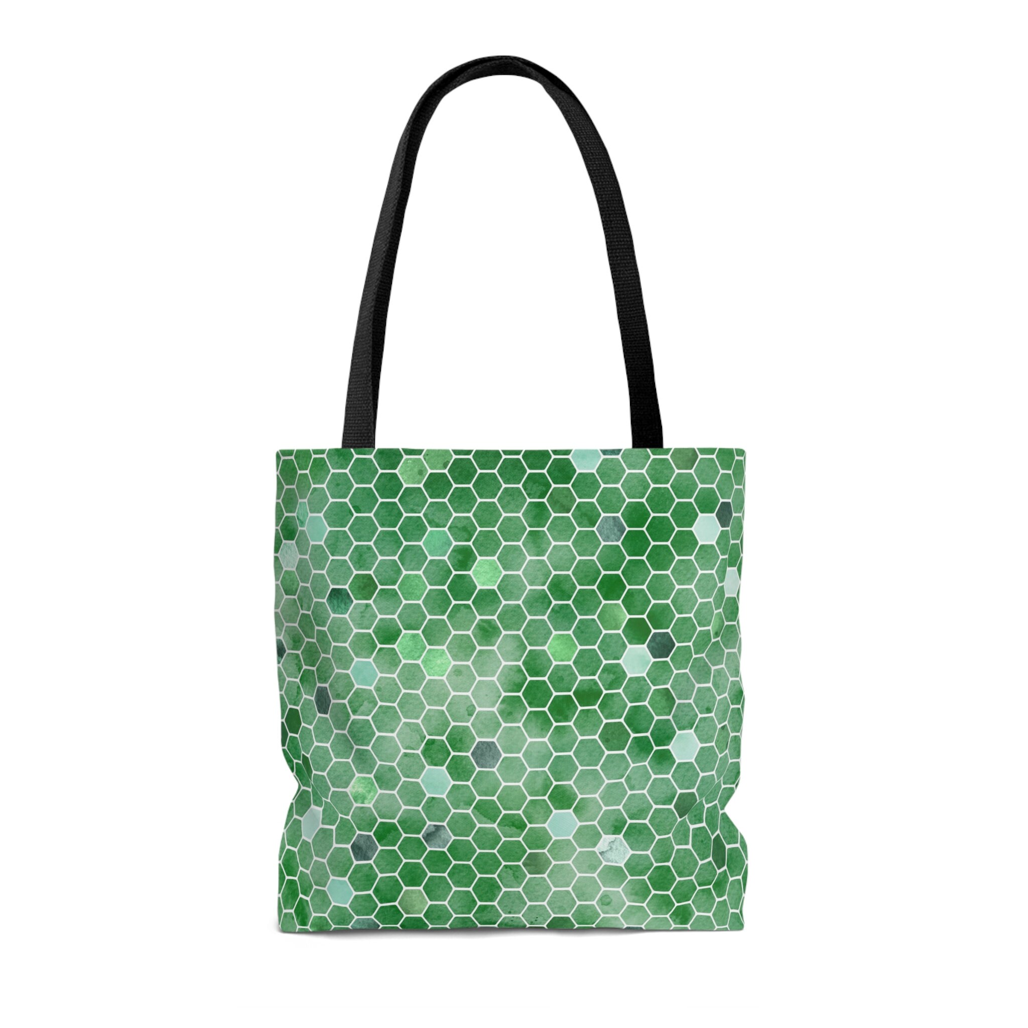 Happy Totes Deep Mint Honeycomb Durable Tote Bag - Etsy
