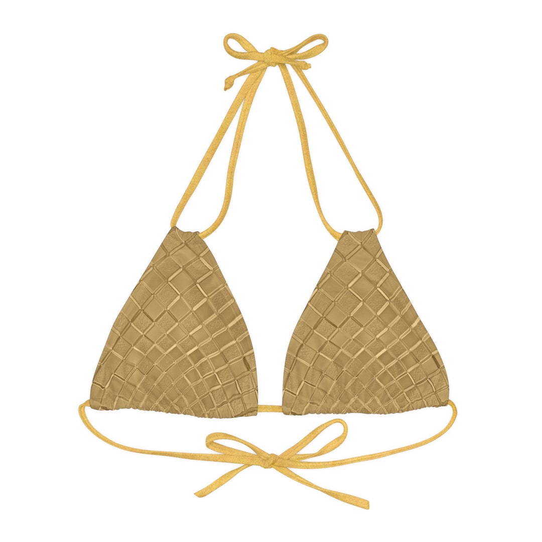 Sexyaf Radiant Elegance: Metallic and Gemstone String Bikinis - Stamped ...