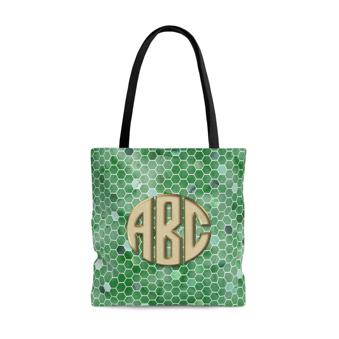 Happy Totes Deep Mint Honeycomb Durable Tote Bag - Etsy