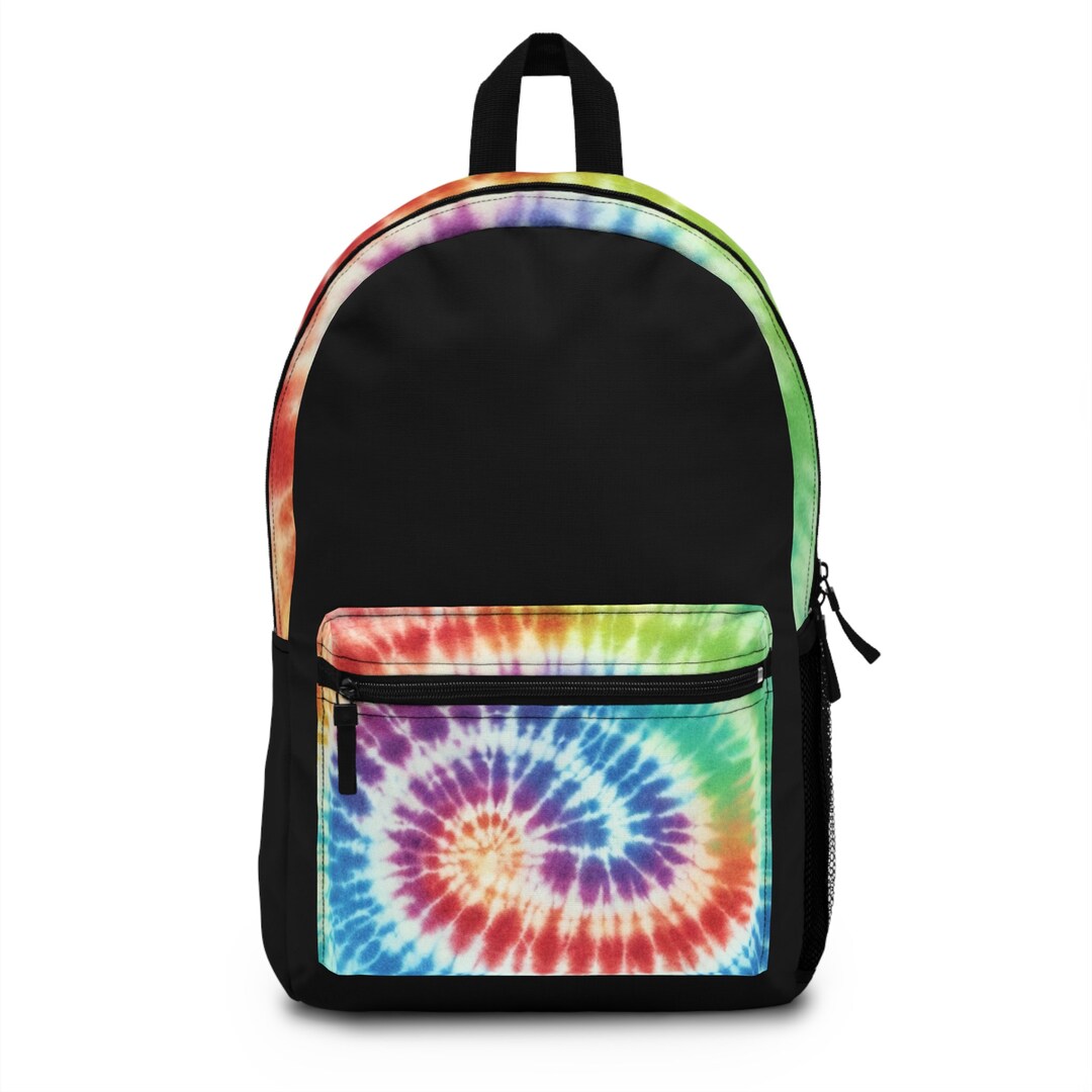 Backpack, Tie Dye 3, Unique Colorful Backpack, Student, School, Hiking ...