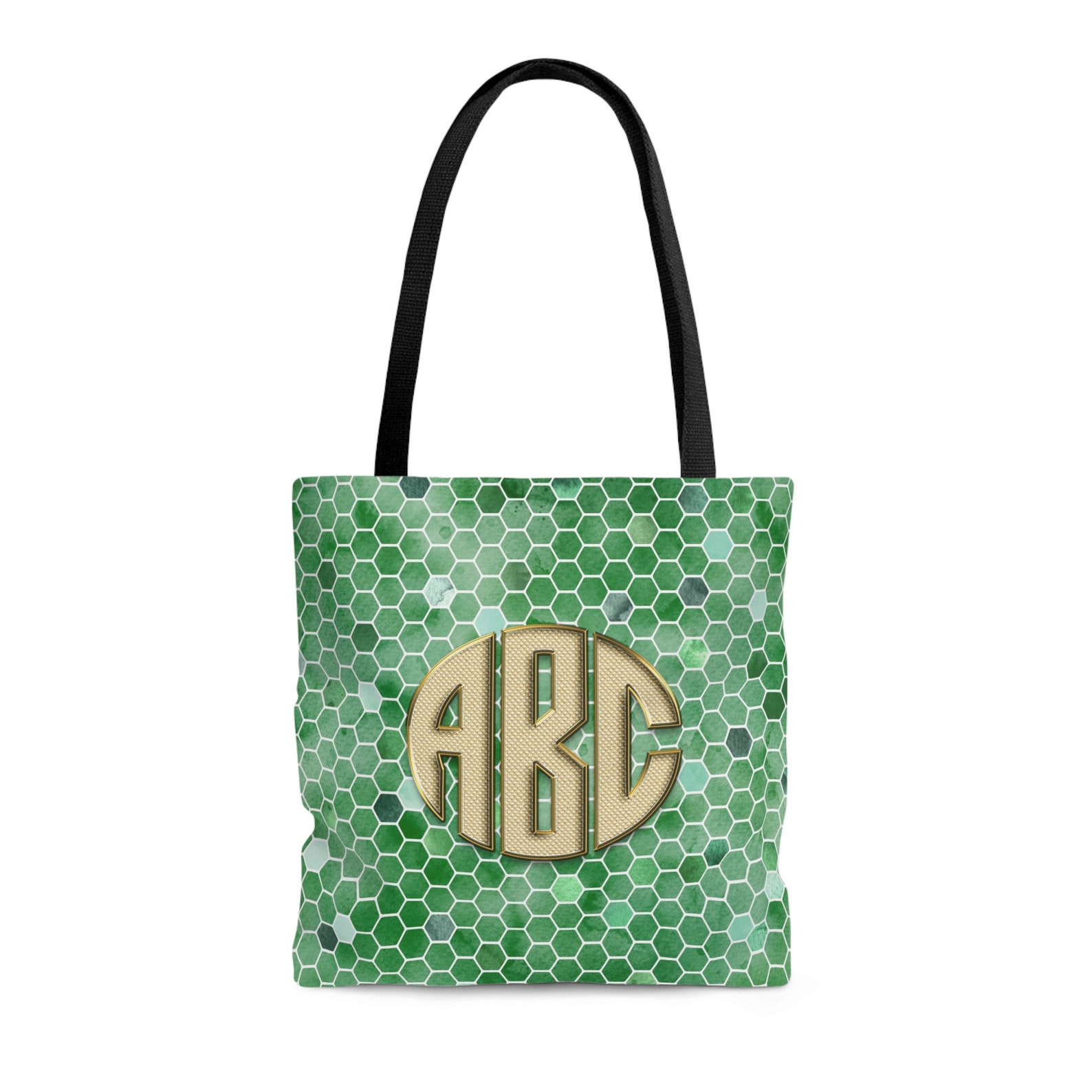 Happy Totes Deep Mint Honeycomb Durable Tote Bag - Etsy