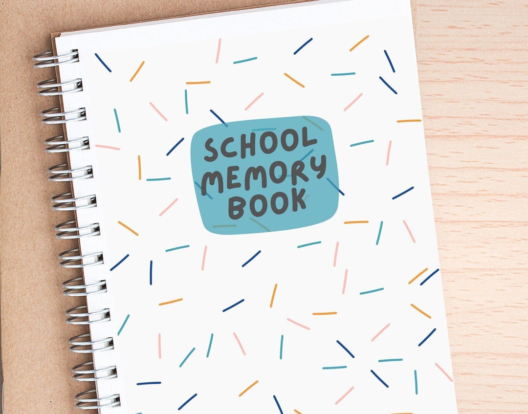 School Memory Book Printable School Year Keepsake Journal - Etsy