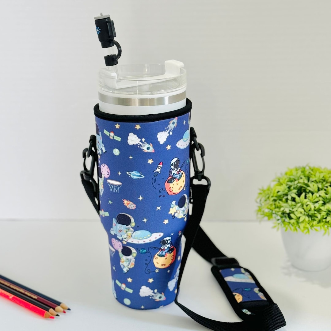 Personalized Stanley Cup With Removable Strap Phone Key Holder Blue ...