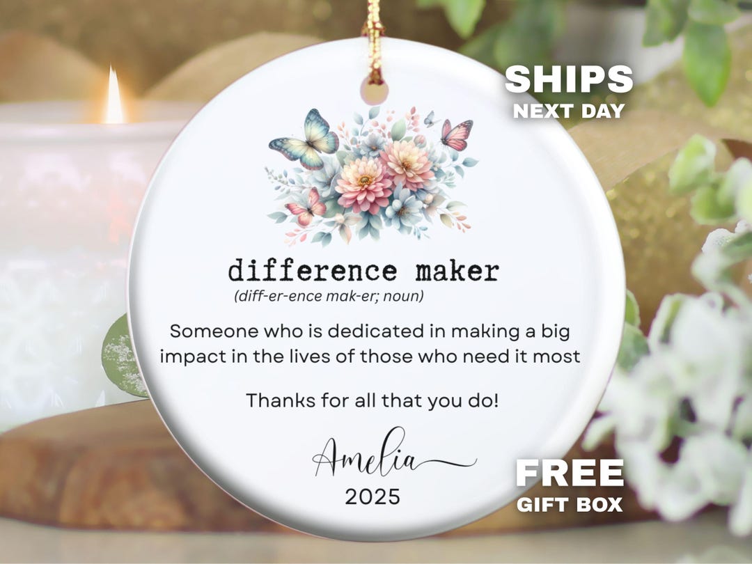 Personalized Appreciation Christmas Ornament Gifts for Appreciation ...
